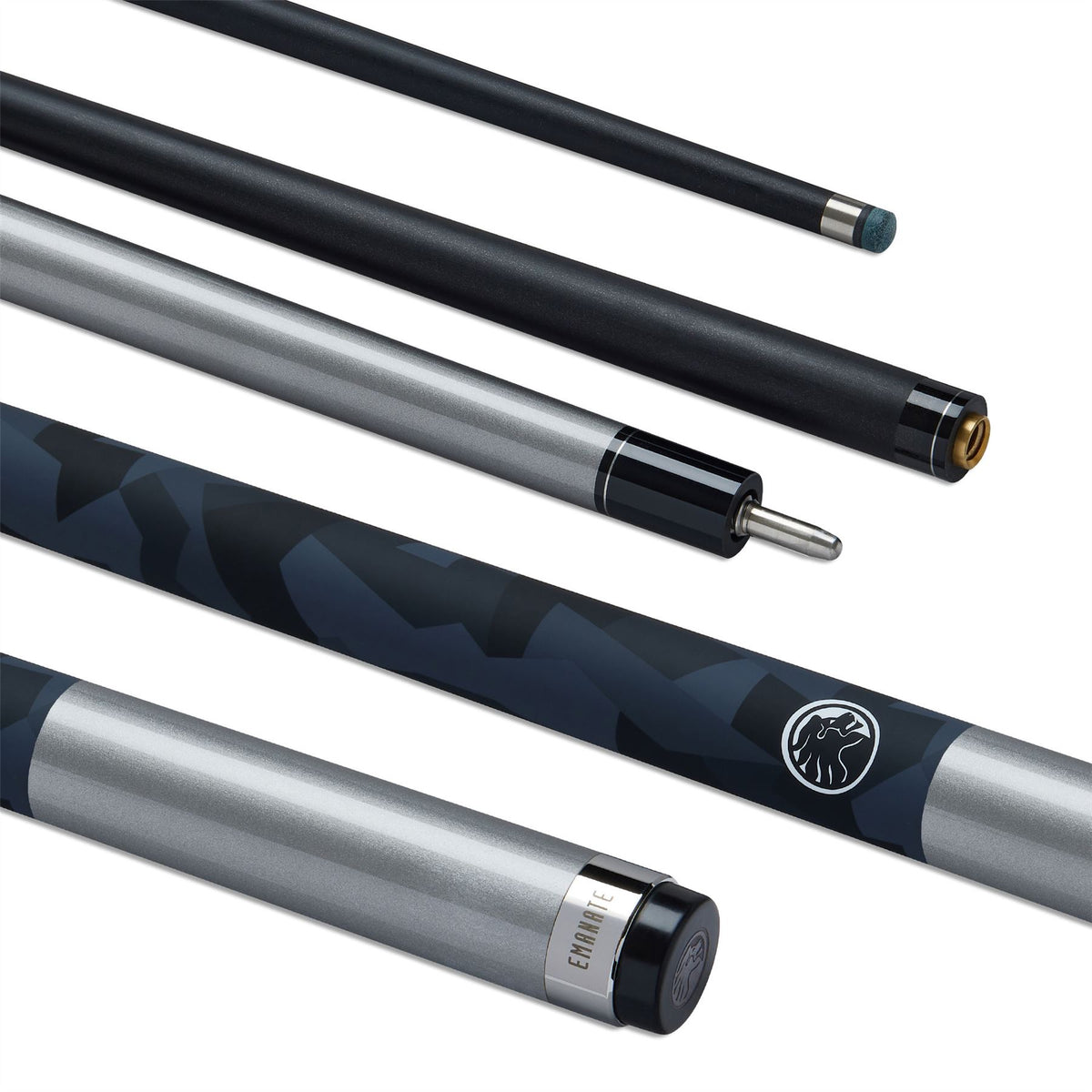 PowerGlide Emanate Pool Cue Composite Carbon Fibre 10mm Tip — FITNESS360