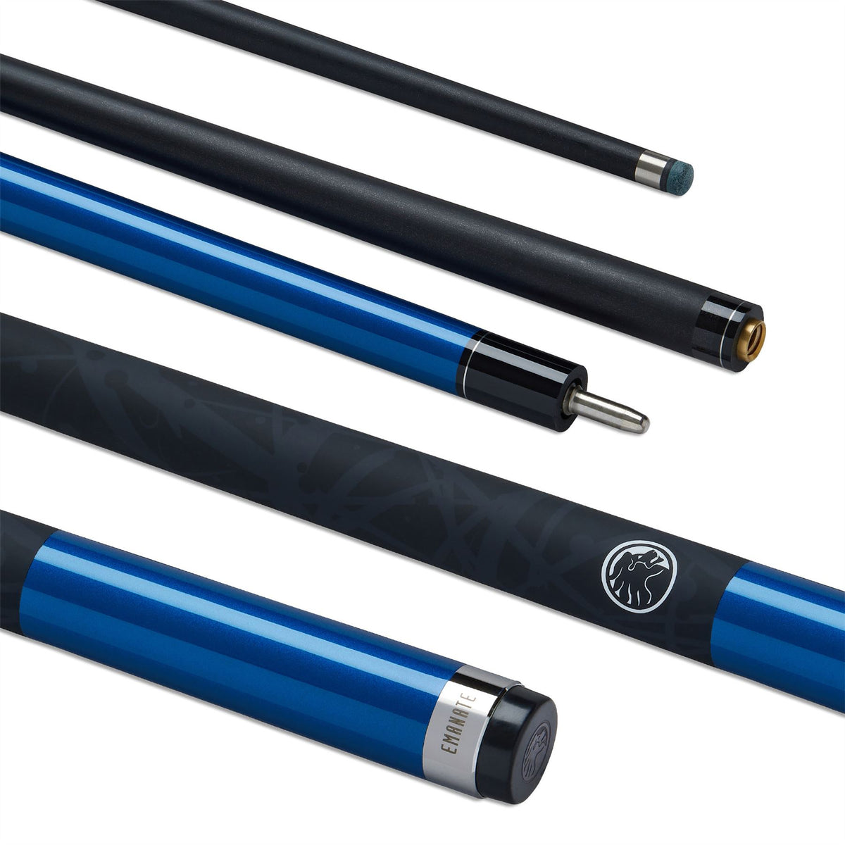PowerGlide Emanate Carbon Composite Pool Cue 10mm Tip — FITNESS360